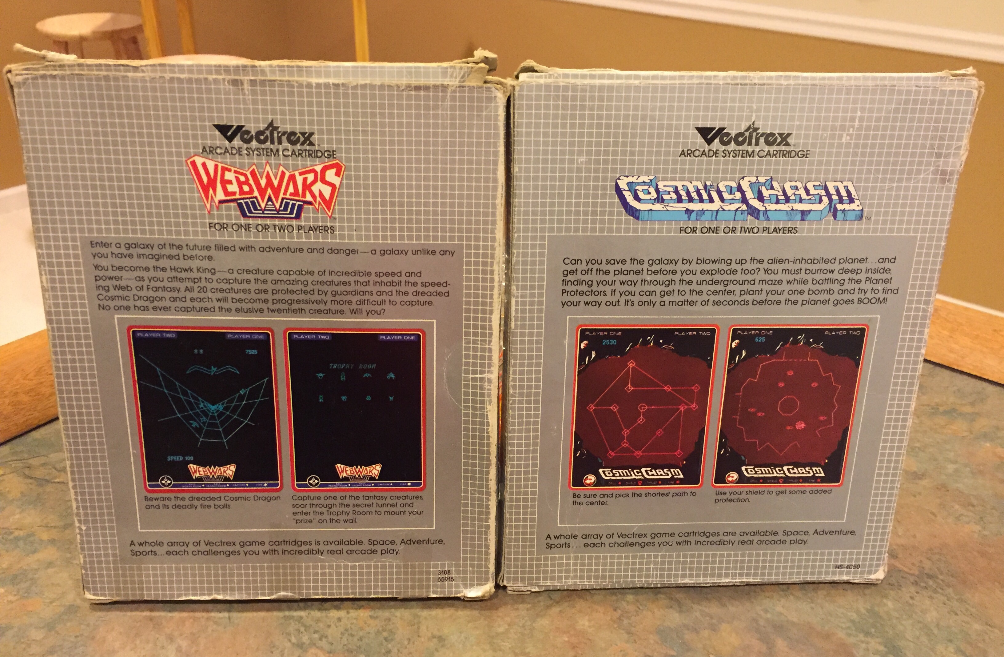 Vectrex Box Art and Overlays – Cartridge Corner