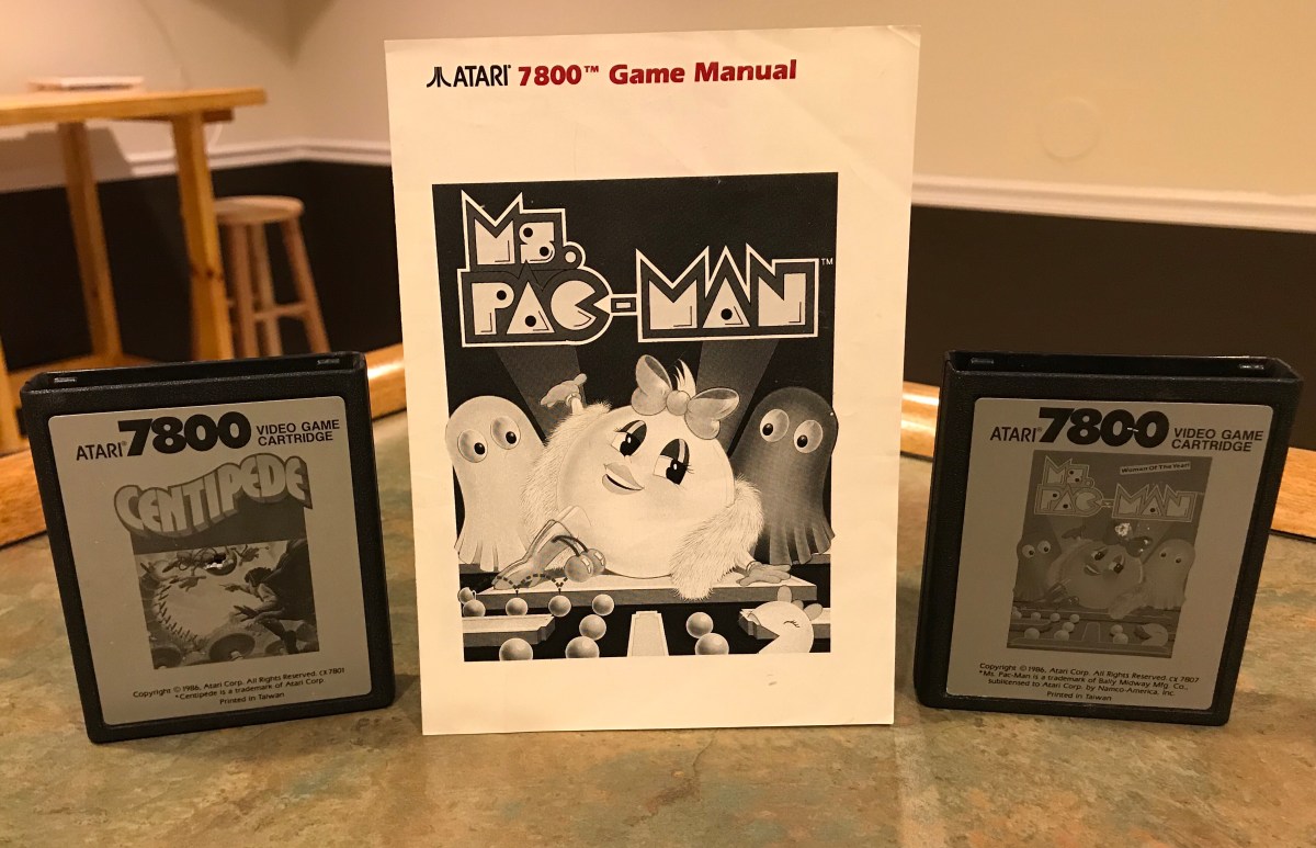 7800 Classic Arcade – Centipede, Ms. Pac Man – Cartridge Corner