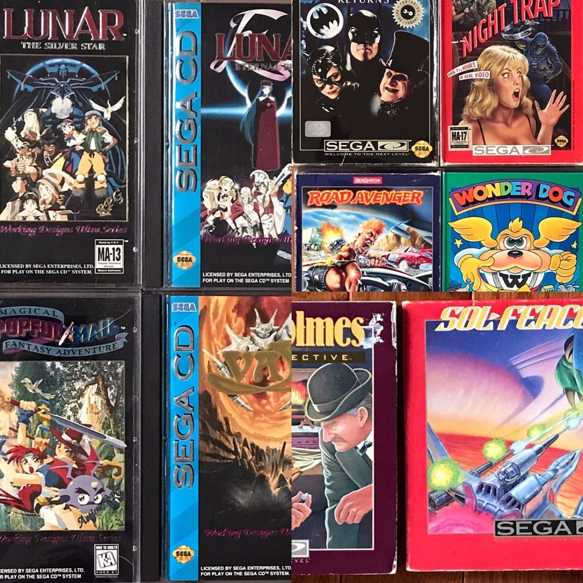Sega CD Box & Case Artwork – Cartridge Corner